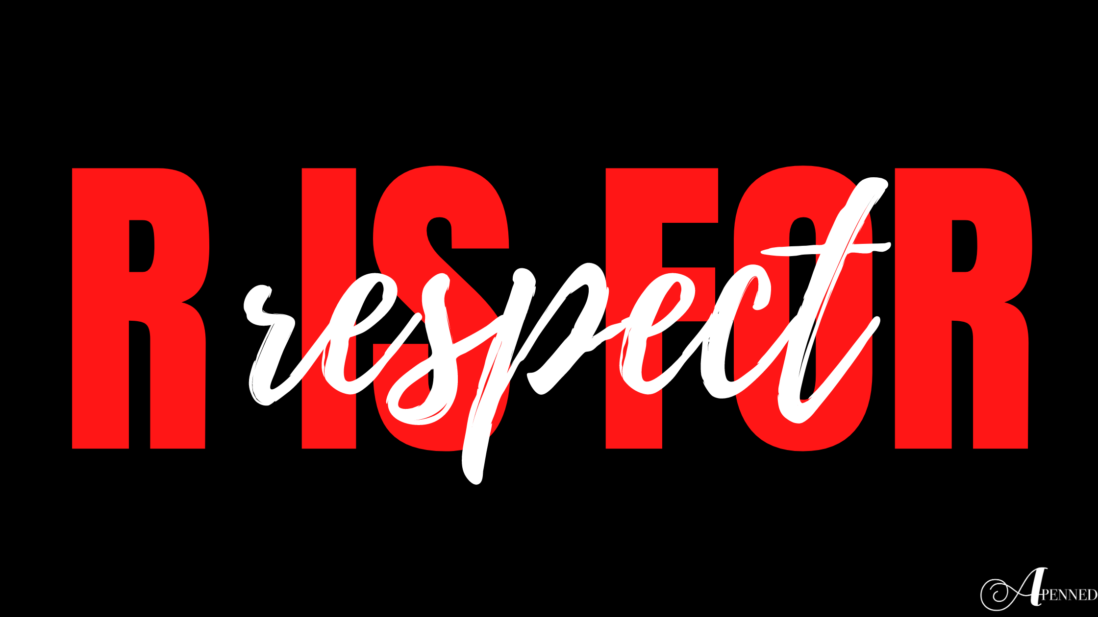 R is for Respect & Reflection – Courageously Concerned